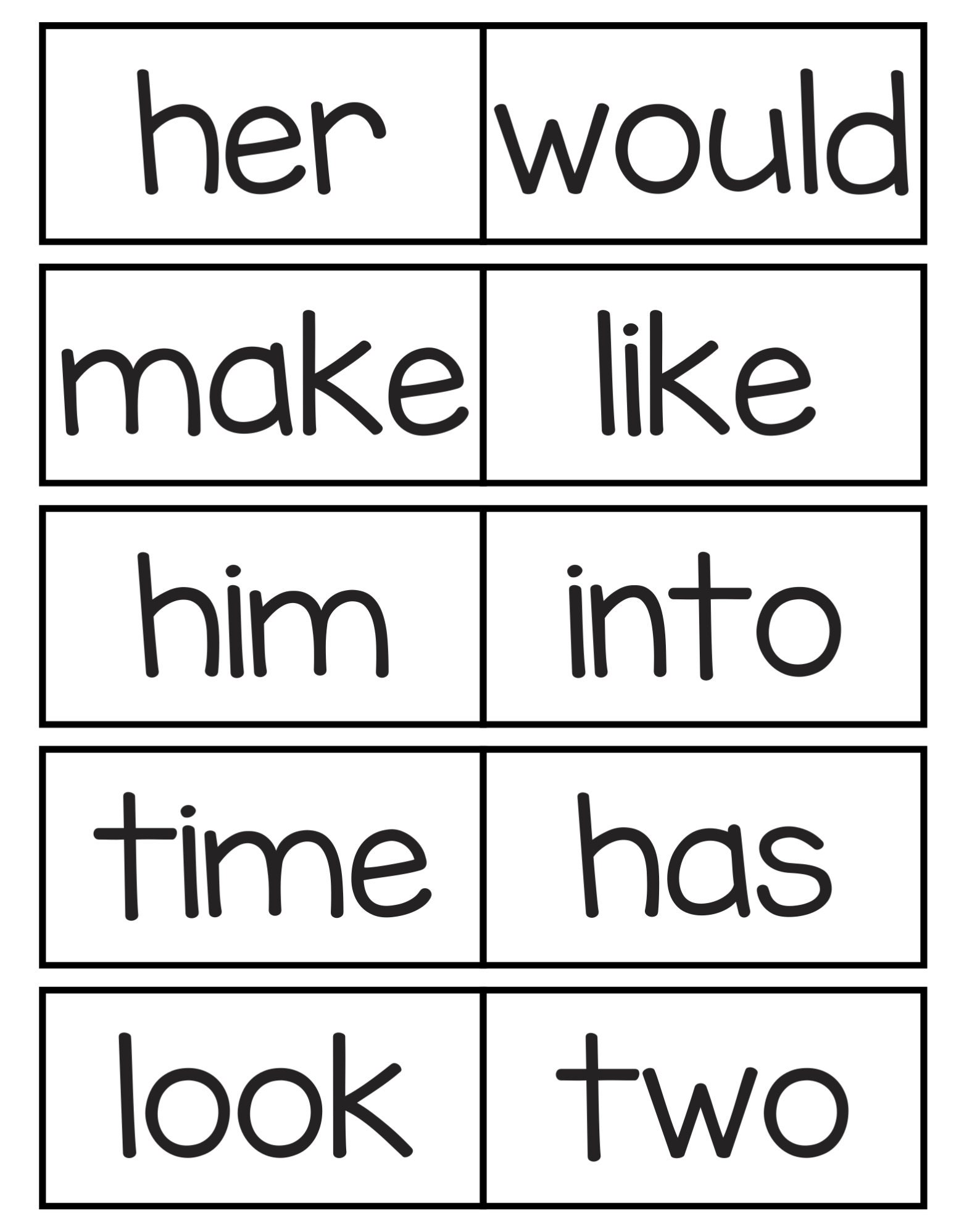 100 Prek-1st Grade Sight Words Cards | Kindergarten-1st Grade Sight ...
