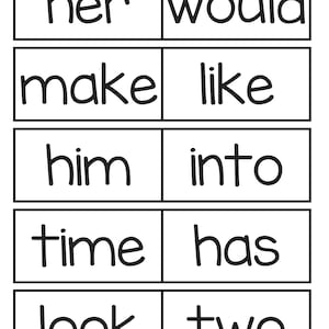 100 Prek-1st Grade Sight Words Cards | Kindergarten-1st Grade Sight ...