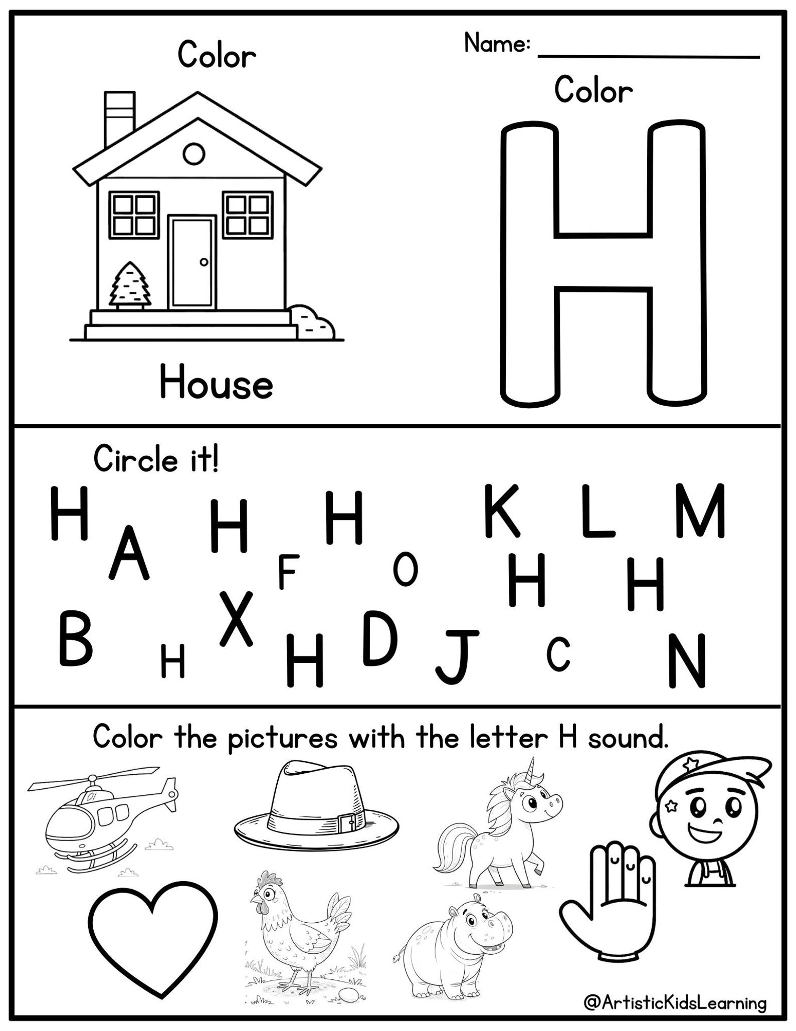 Alphabet Letter Worksheets | Letter Recognition, Sounds & Tracing ...
