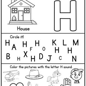 Alphabet Letter Worksheets | Letter Recognition, Sounds & Tracing ...