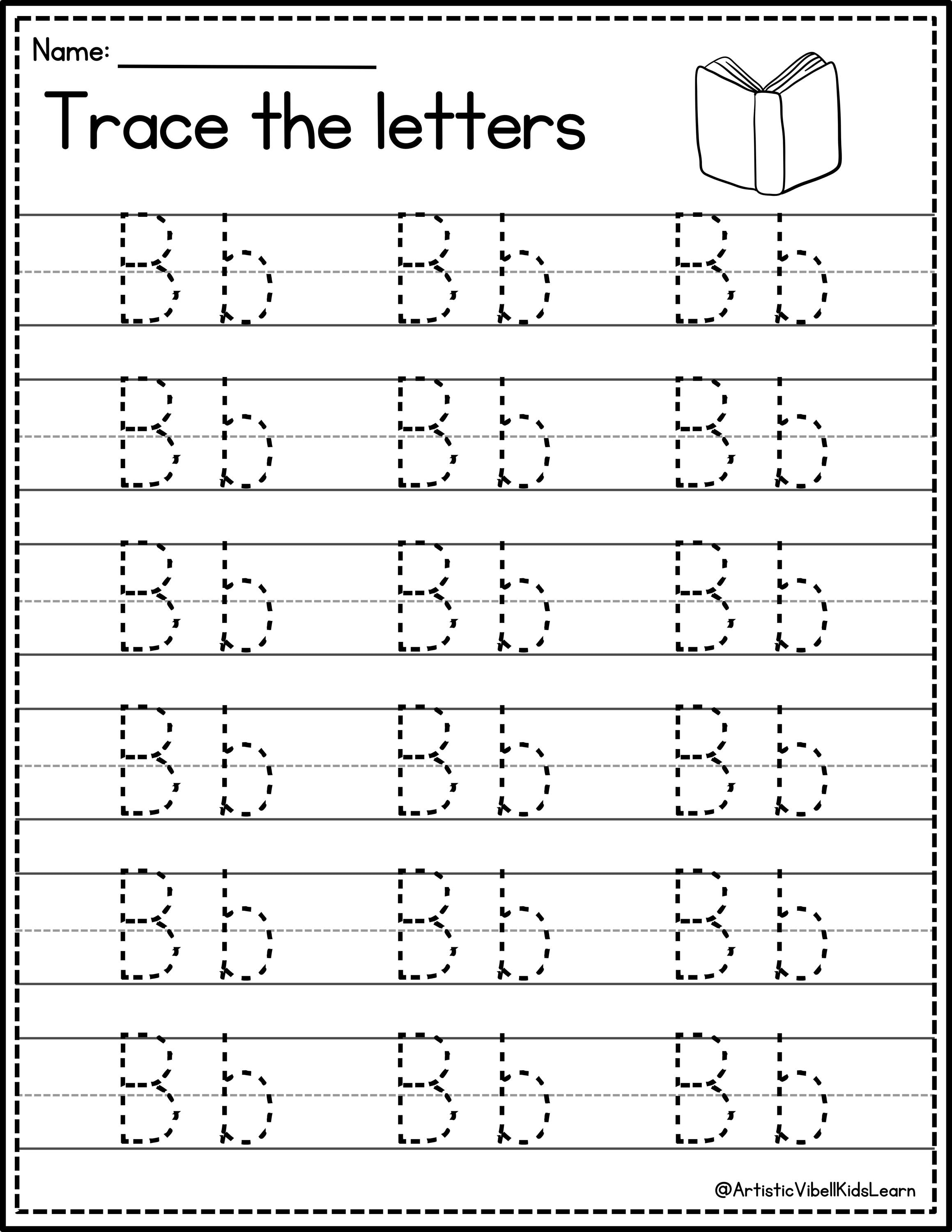 52 Alphabet Tracing Worksheets | Uppercase & Lowercase Letters A–Z | 52 ...