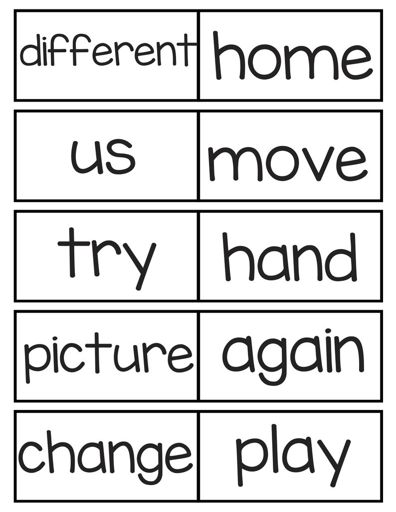 100 Printable Fry's Second Hundred Sight Word Flashcards. 1st 2-3 Grade ...