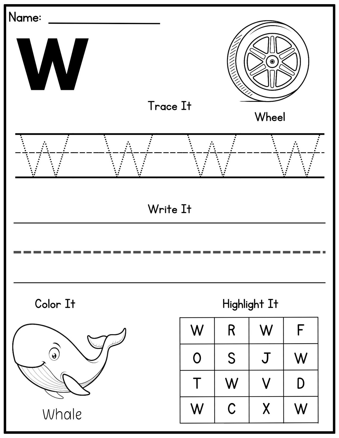 26 Printable Trace the Alphabet Worksheet I Know My Letters Worksheets ...