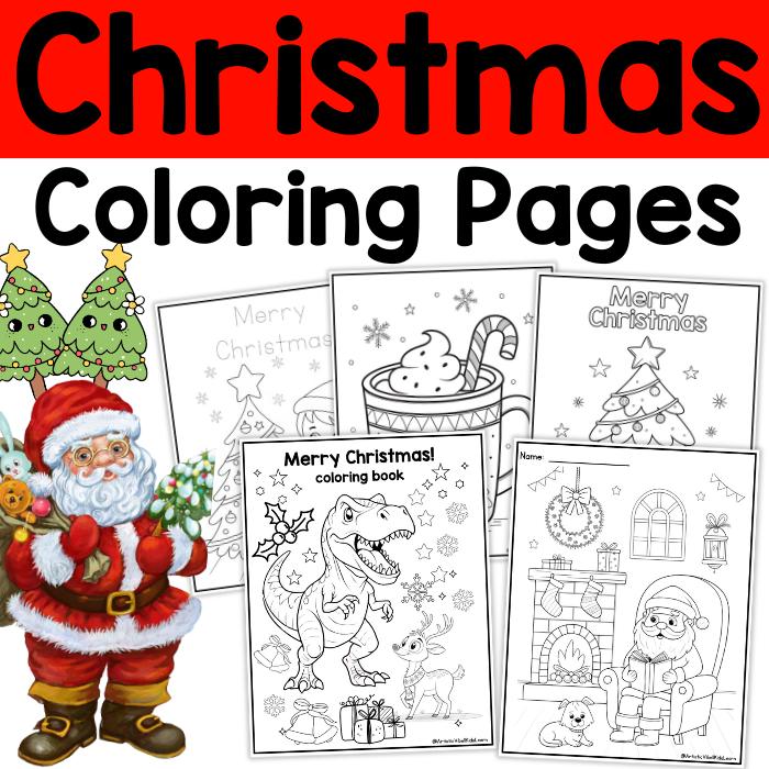 40 Christmas Coloring Pages Winter Coloring | Instant Download ...