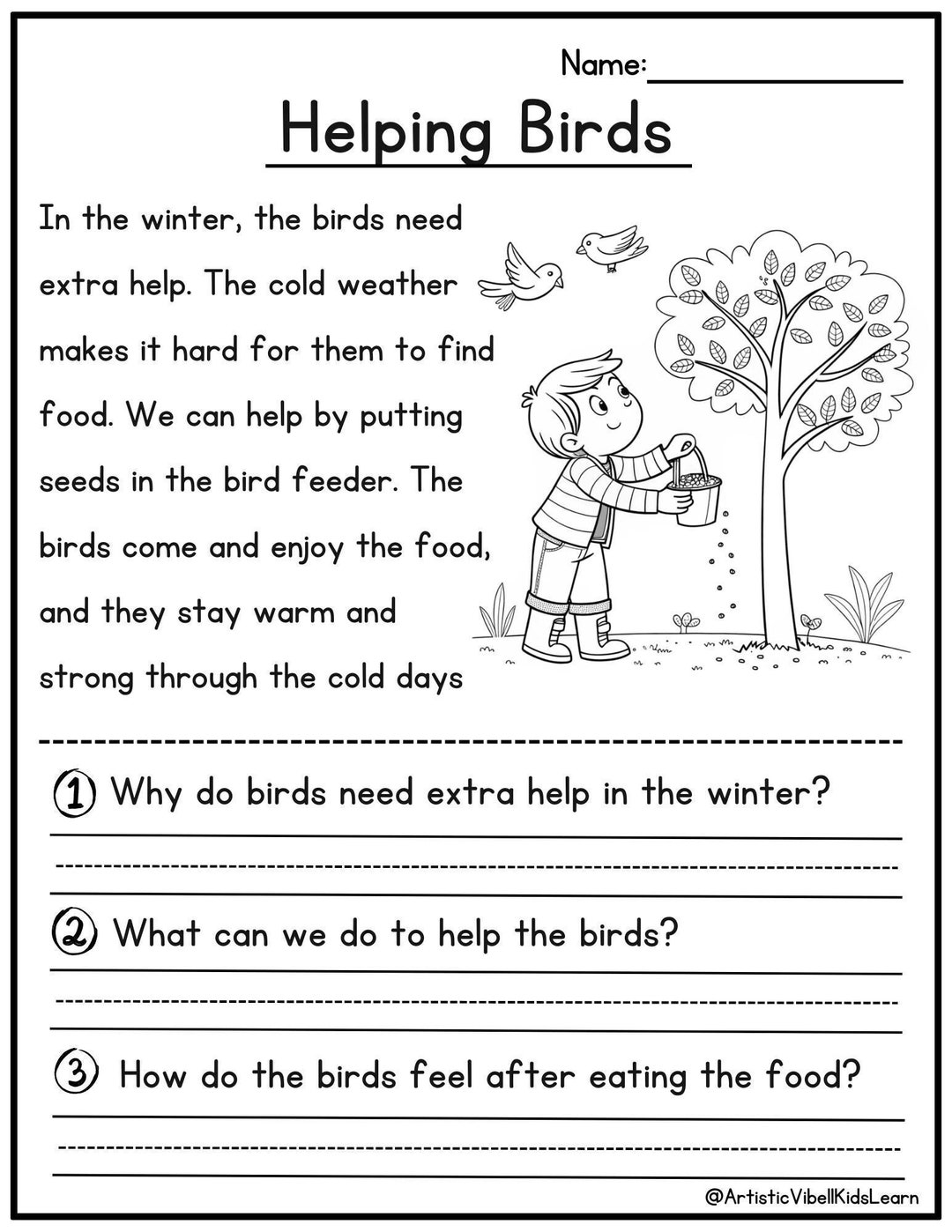 40+ January Kindergarten 1st Grade Reading Comprehension Passages ...