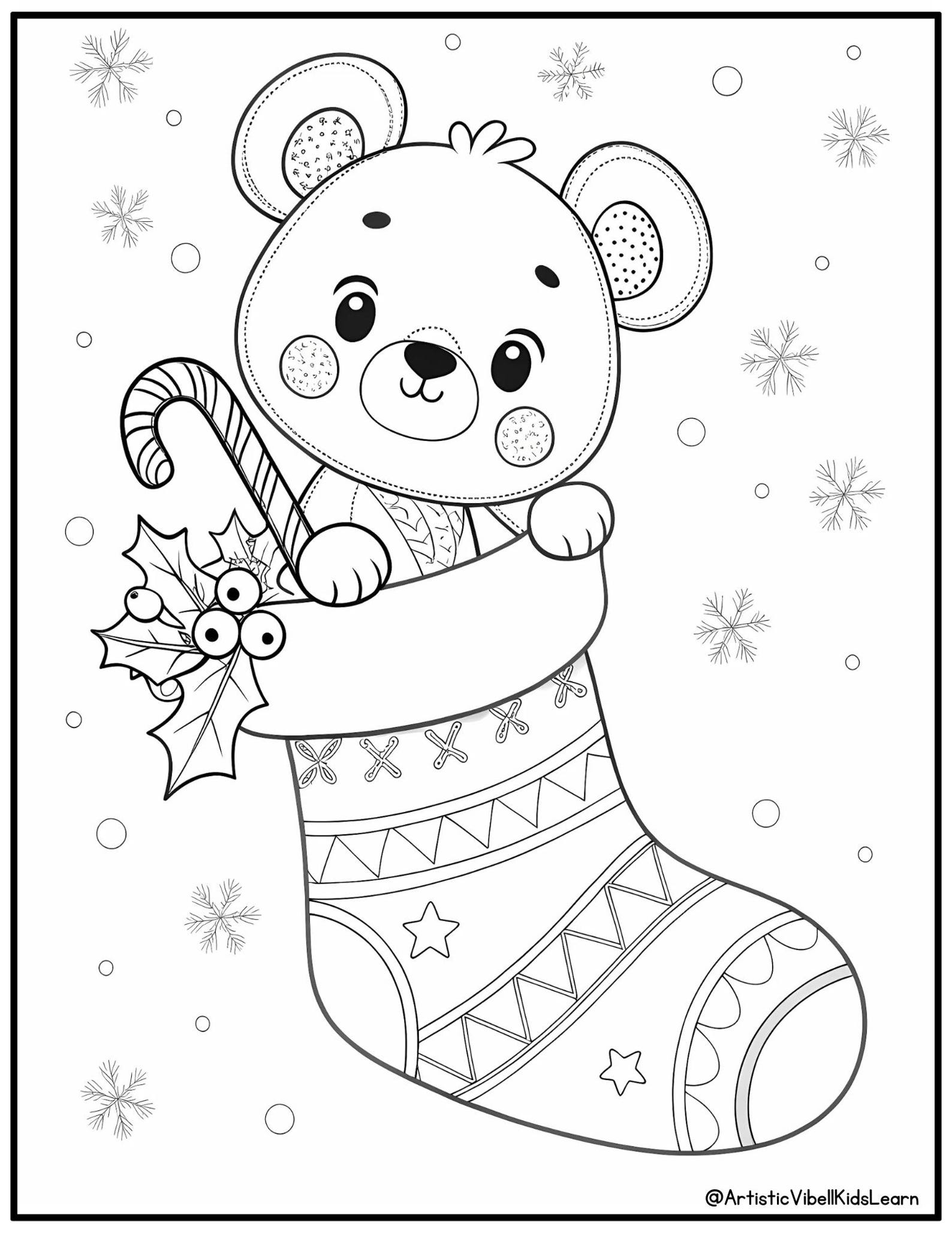 40 Christmas Coloring Pages Winter Coloring | Instant Download ...