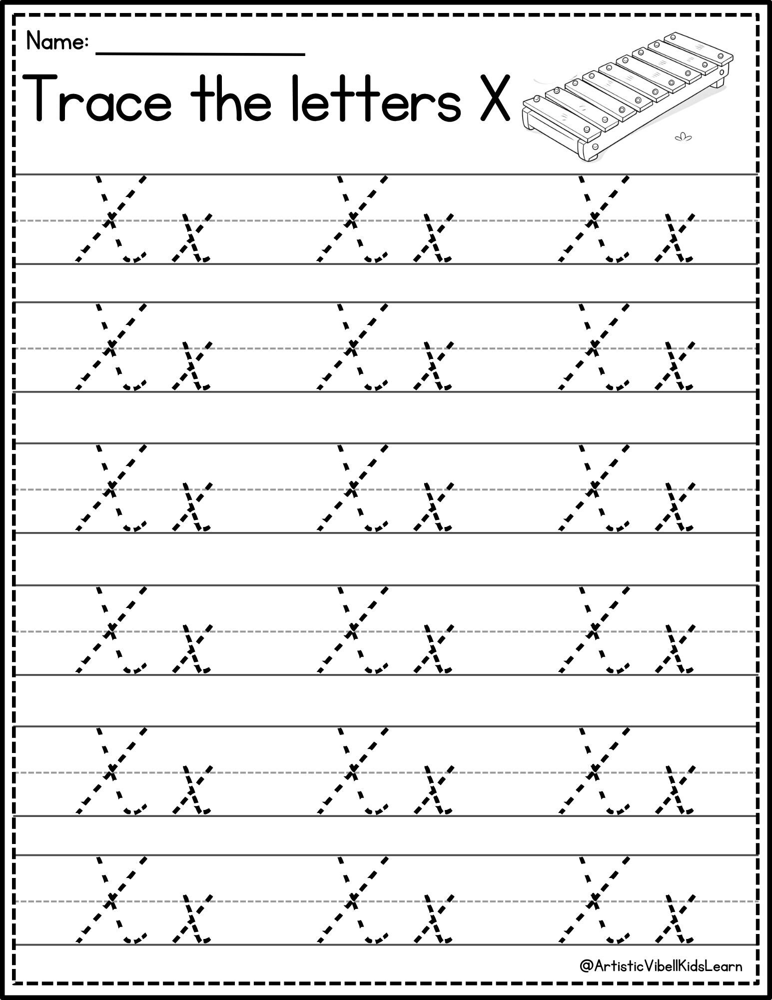 Alphabet Tracing A–Z | 26 Printable Dotted Letter Worksheets | Writing ...
