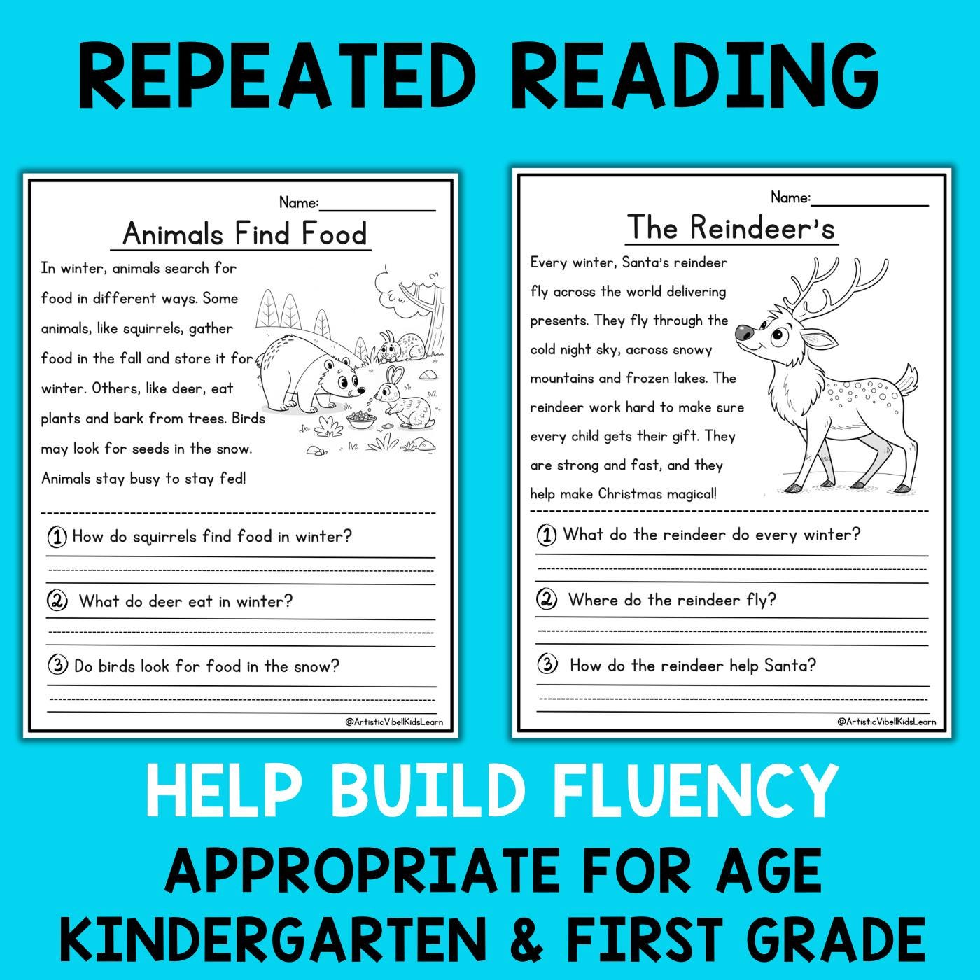 January Reading Comprehension Passages Kindergarten 1st Grade ...