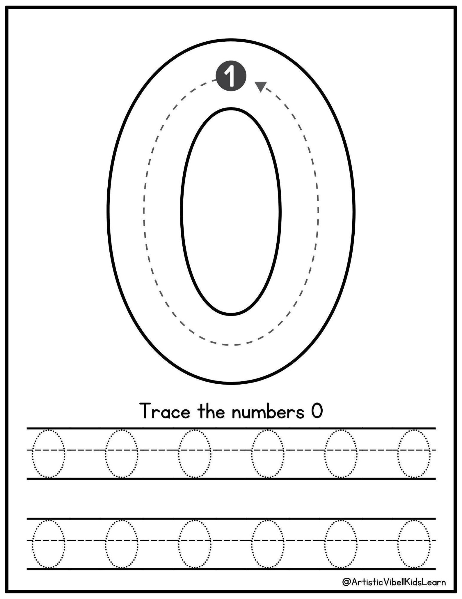 Numbers 1-20 Trace, Count, and Color Worksheets Preschool Numbers ...