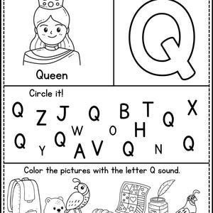 Alphabet Letter Worksheets Letter Recognition, Sounds & Tracing ...