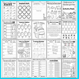 First Grade Worksheets Printable Math Worksheet Literacy Activities NO ...