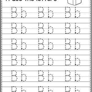 26 Printable Trace the Alphabet Worksheets. Preschool-kdg Phonics ...