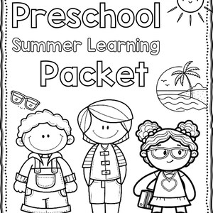 Prek Summer Review - Preschool Printable Worksheets Teacher Resources ...