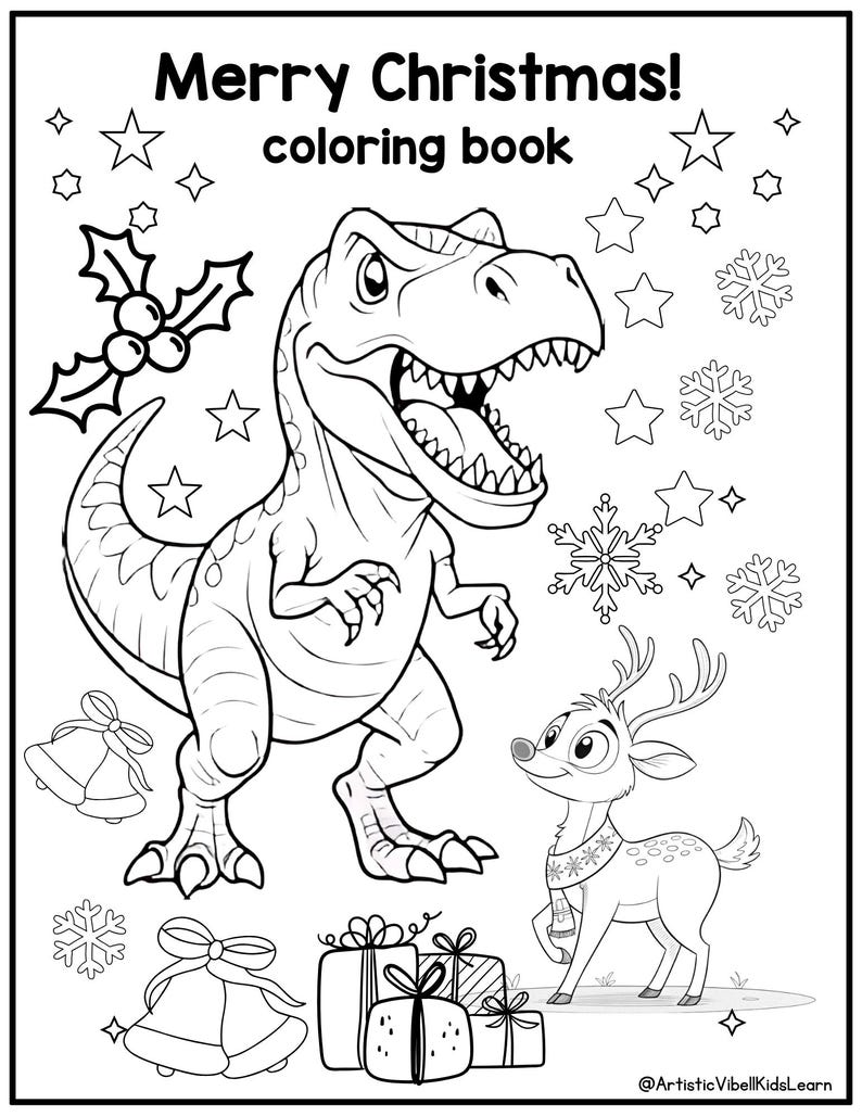 40 Christmas Coloring Pages Winter Coloring | Instant Download ...