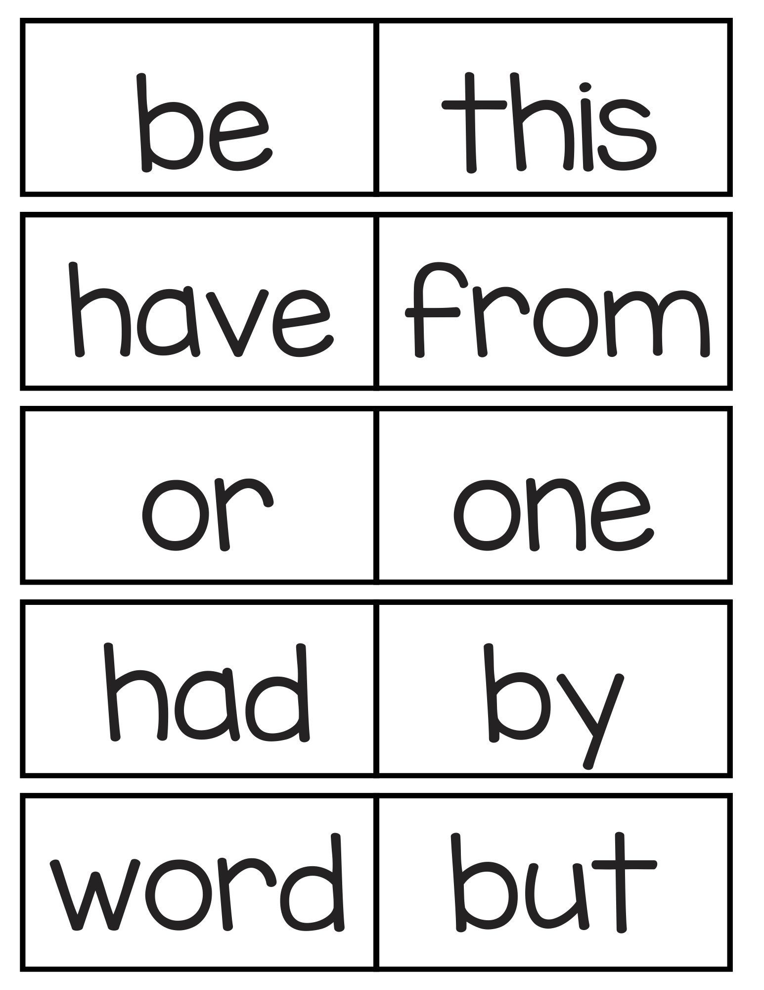 100 Prek-1st Grade Sight Words Cards | Kindergarten-1st Grade Sight ...