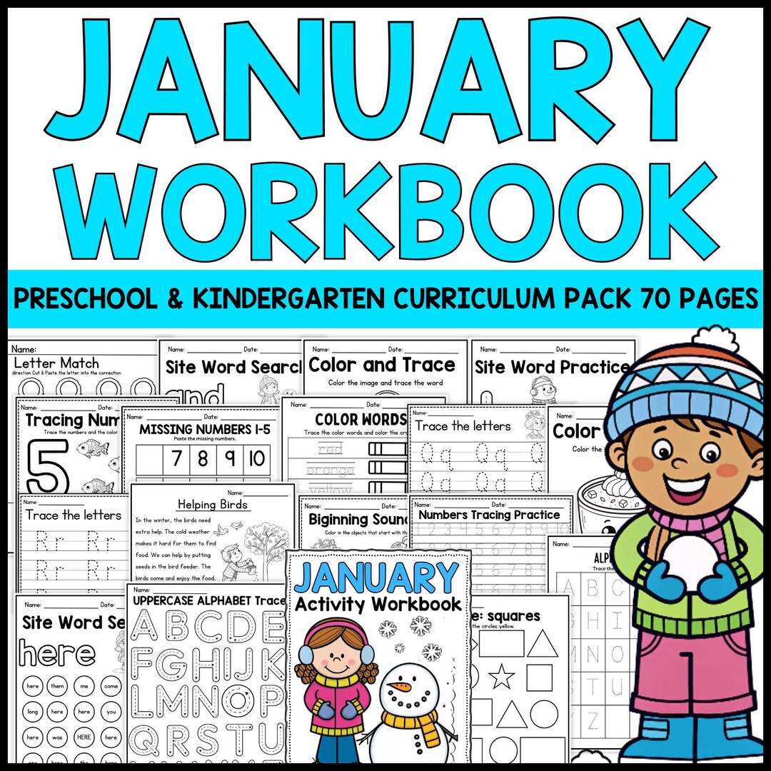 Preschool & Kindergarten Curriculum, Preschool Busy Book, Preschool ...