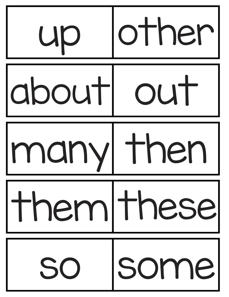 100 Prek-1st Grade Sight Words Cards Kindergarten-1st Grade Sight Words ...
