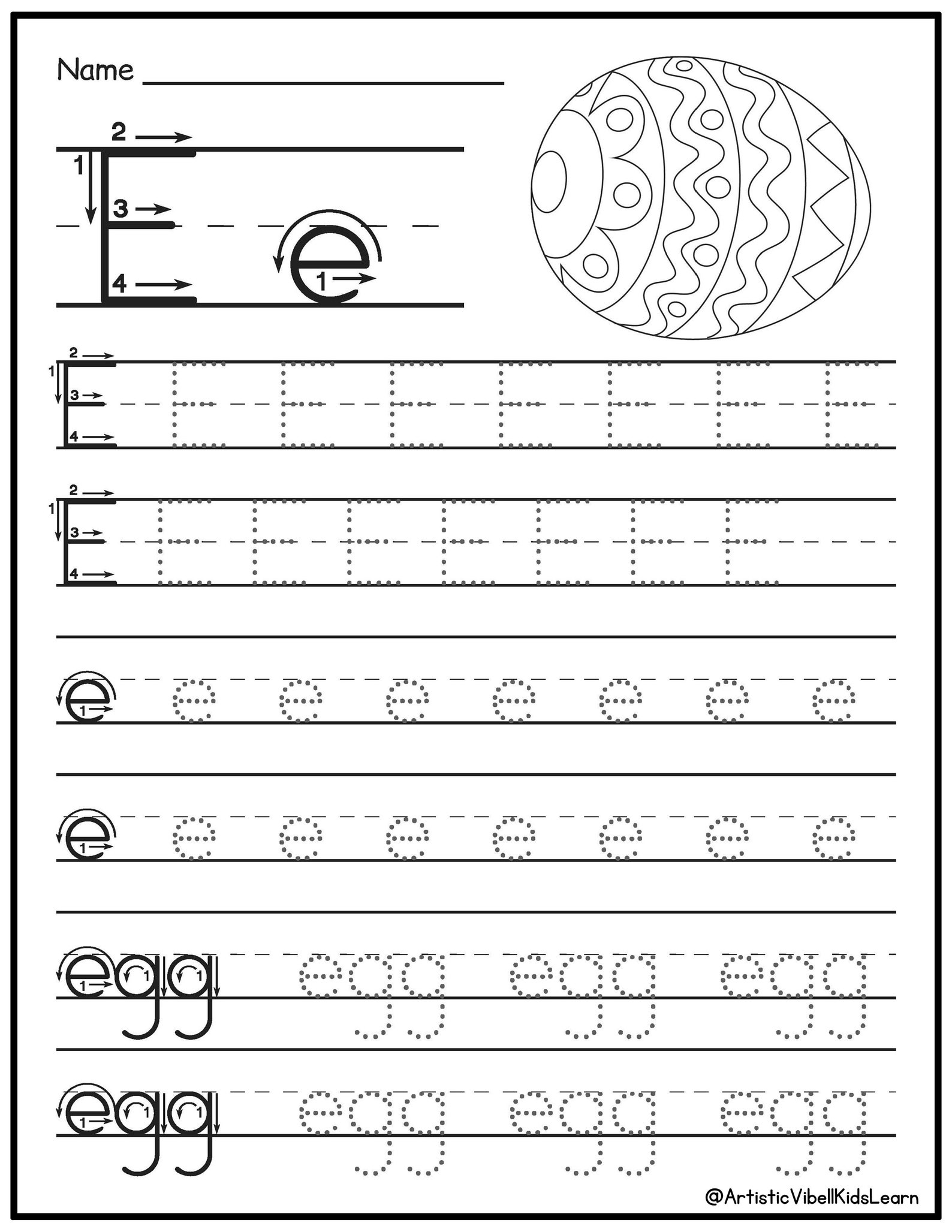 26 Printable Trace the Alphabet I Know My Letters Worksheets. Preschool ...
