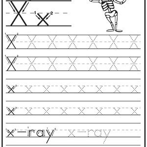 26 Printable Trace the Alphabet I Know My Letters Worksheets. Preschool ...