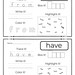 100 Engaging Sight Word Activity Worksheets for Kids Sight Word High ...
