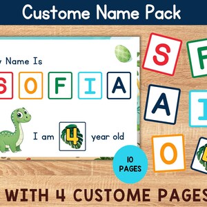 Printable Name Workbook Personalized Name Tracing & Writing Practice ...