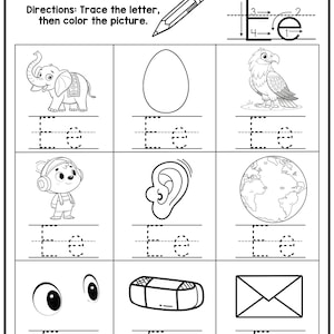 26 Printable Alphabet Letter Sounds Worksheets. Kindergarten ...