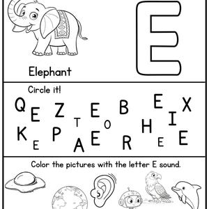 Alphabet Letter Worksheets | Letter Recognition, Sounds & Tracing ...