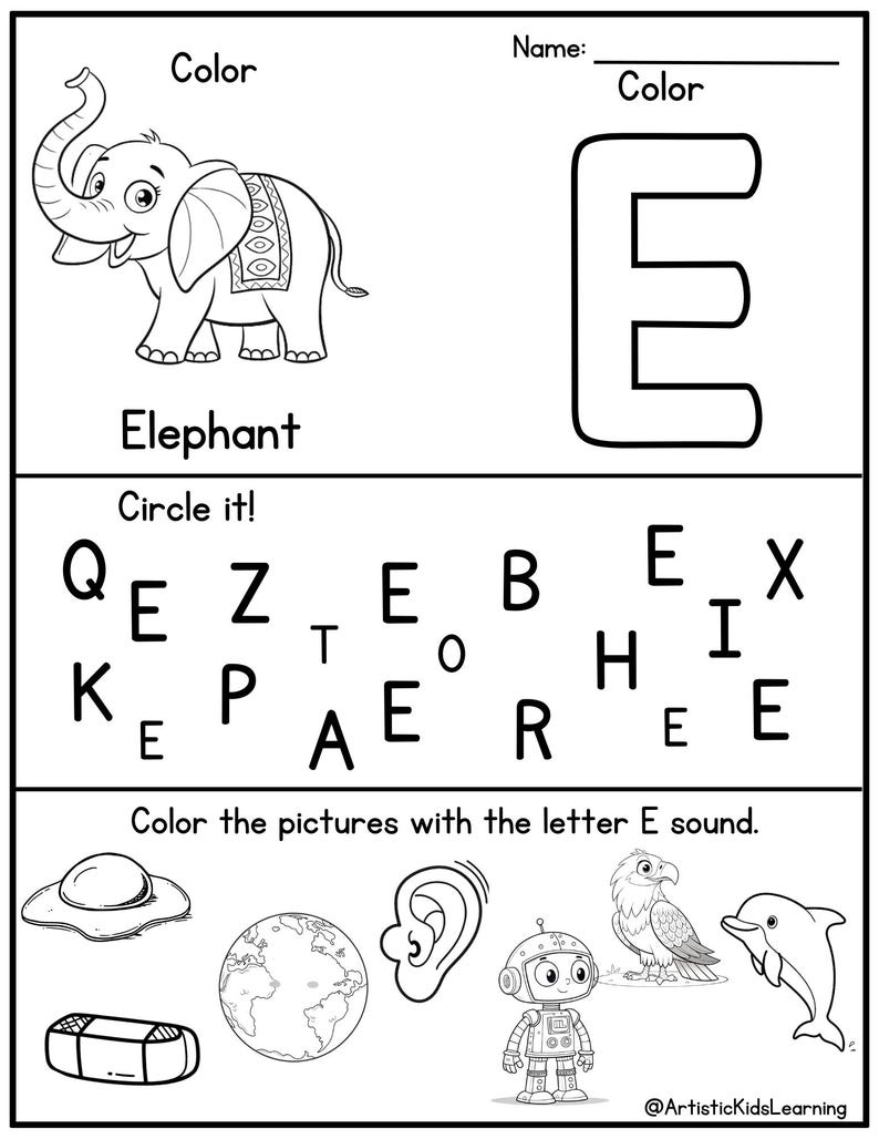 Alphabet Letter Worksheets | Letter Recognition, Sounds & Tracing ...