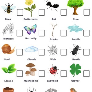 I Spy Scavenger Hunt for Kids Scavenger Hunt Games Activity Kids ...