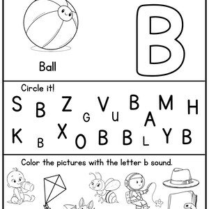Alphabet Letter Worksheets | Letter Recognition, Sounds & Tracing ...