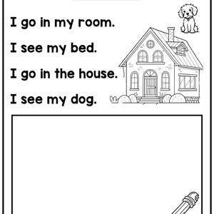 50 Printable Fry's Sight Word Poems Pages Reading Sentences and ...