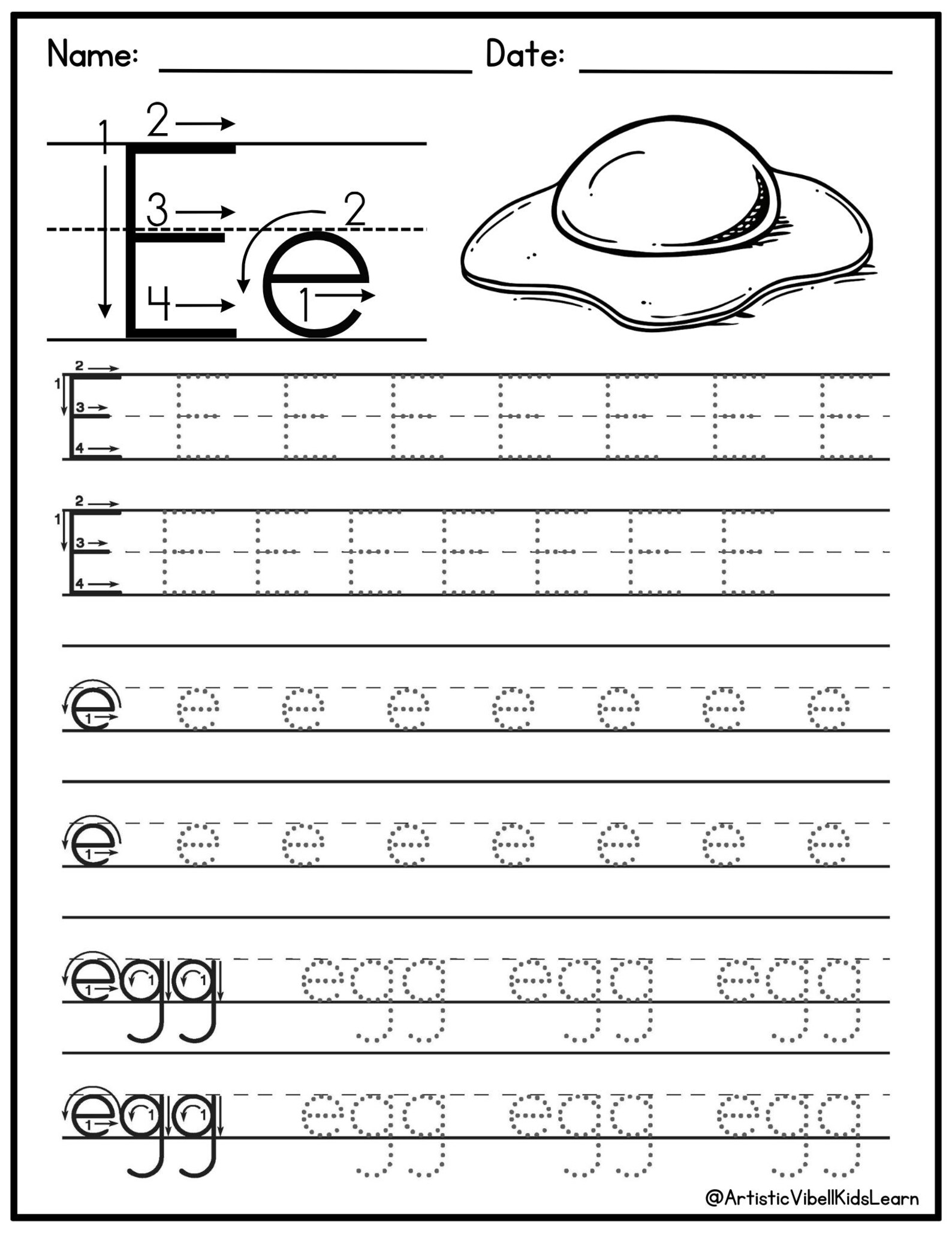 26 Printable Trace the Alphabet I Know My Letters Worksheets. Preschool ...