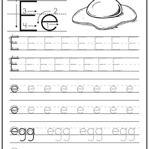 26 Printable Trace the Alphabet I Know My Letters Worksheets. Preschool ...