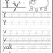 26 Printable Trace the Alphabet I Know My Letters Worksheets. Preschool ...