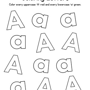 Letter of the Week Worksheets Printable, Alphabet Busy Book, Learning ...