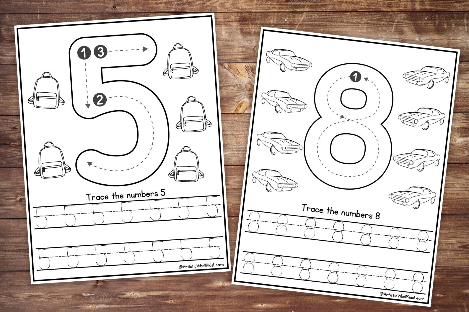 Preschool Numbers Tracing Worksheet 0-20 Printable Number Tracing ...