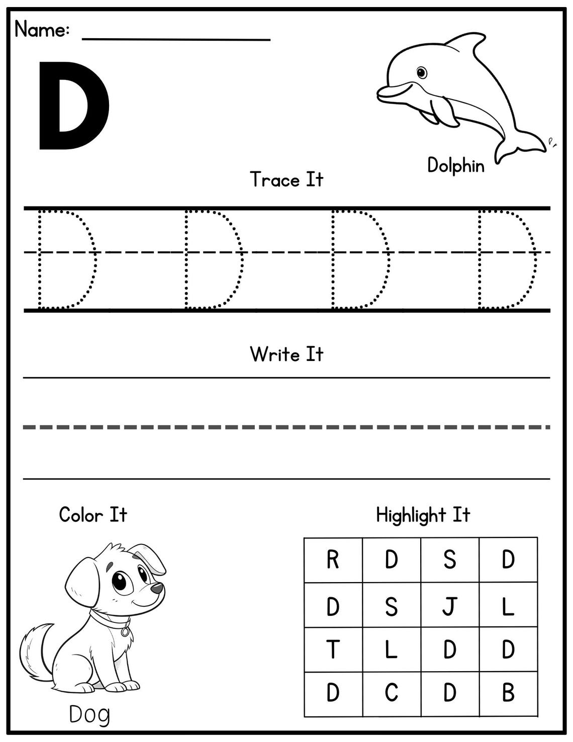 26 Printable Trace the Alphabet Worksheet I Know My Letters Worksheets ...