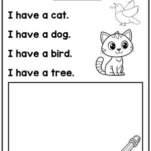 50 Printable Fry's Sight Word Poems Pages Reading Sentences and ...