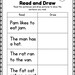 Phonics Worksheets My First CVC Sentences for Kindergarten and First ...