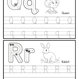 26 ABC Phonics Tracing Cards. Preschool- Kindergarten Printable ...