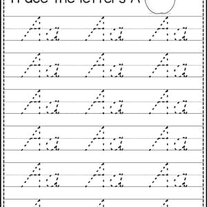 Letter of the Week Worksheets Printable, Alphabet Busy Book, Learning ...