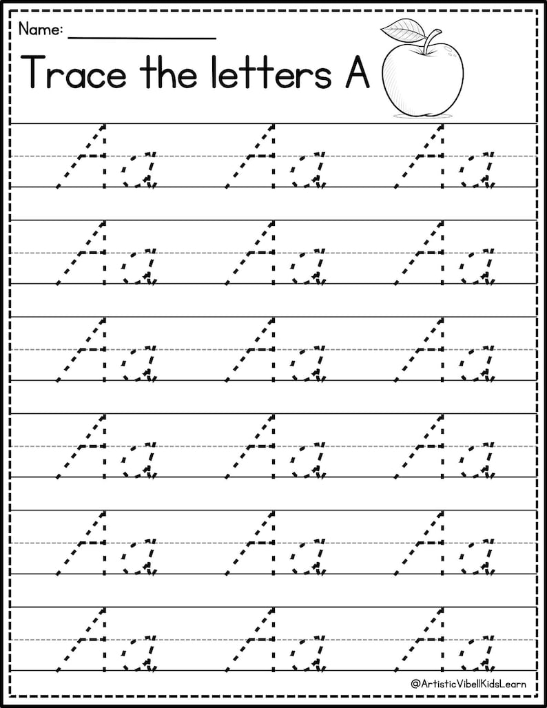 Letter of the Week Worksheets Printable, Alphabet Busy Book, Learning ...