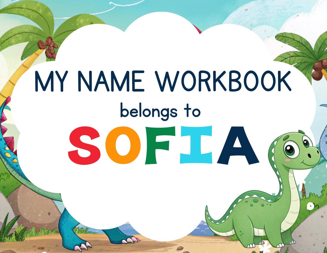 Printable Name Workbook Personalized Name Tracing & Writing Practice ...