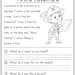 50 Kindergarten 1st Grade Reading Comprehension Passages Worksheets ...