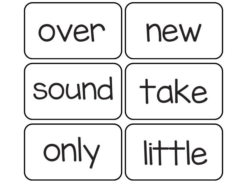 100 Printable Second Hundred Sight Word Flashcards. 1st -2-3 Grade ...