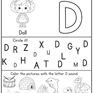 Alphabet Letter Worksheets | Letter Recognition, Sounds & Tracing ...