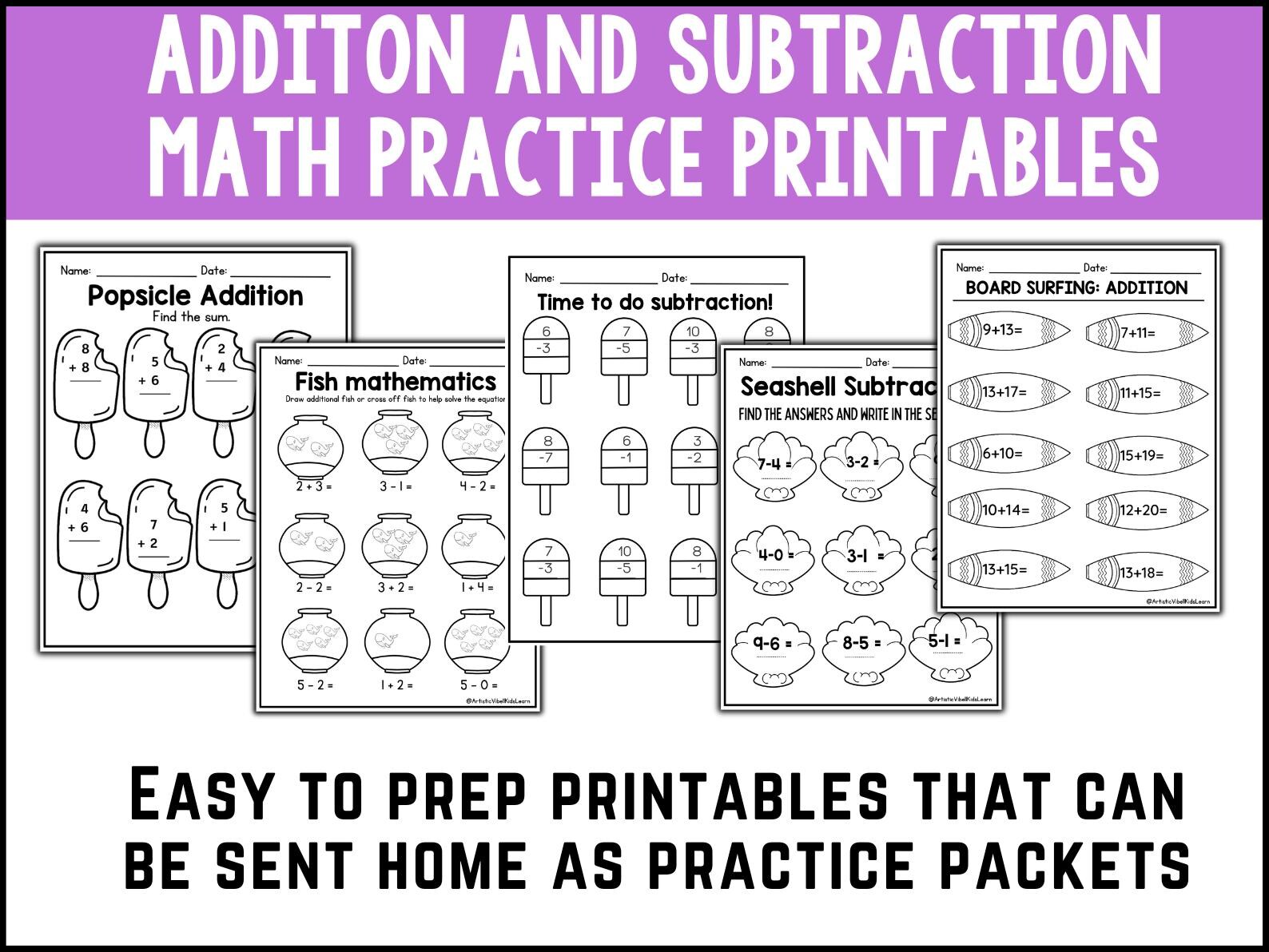 140 Kindergarten Summer Worksheet Packet Activity Bundle End of the ...