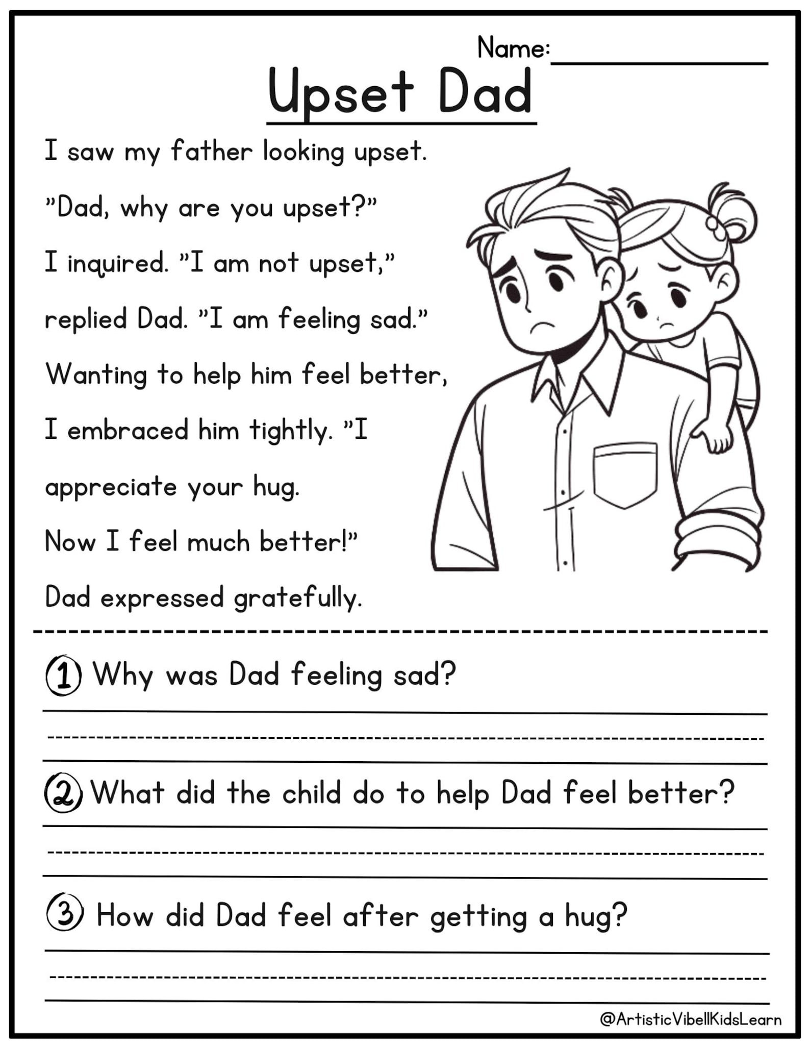 50 Kindergarten 1st Grade Reading Comprehension Passages Worksheets ...