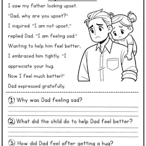 50 Kindergarten 1st Grade Reading Comprehension Passages Worksheets ...