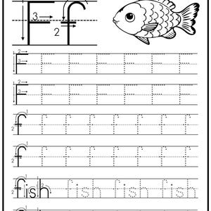 26 Printable Trace the Alphabet I Know My Letters Worksheets. Preschool ...